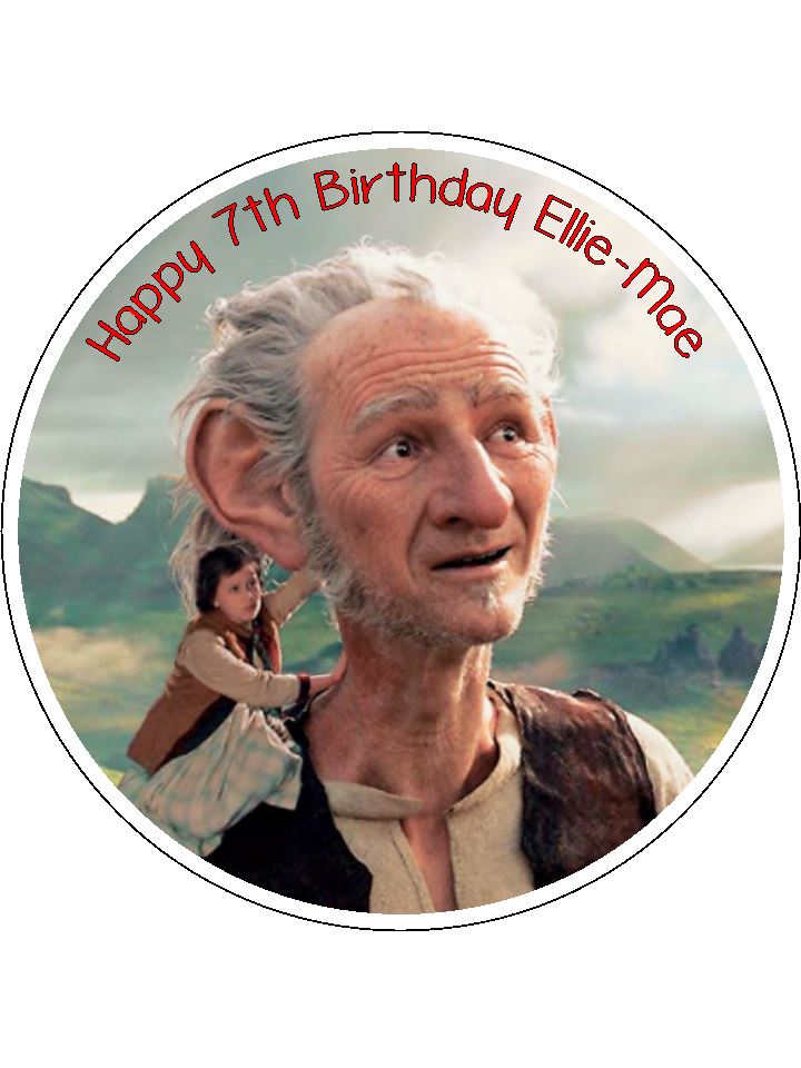 The BFG Edible Icing Cake Topper – the caker online