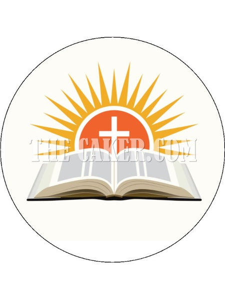 Bible Edible Icing Cake Topper 01 – the caker online
