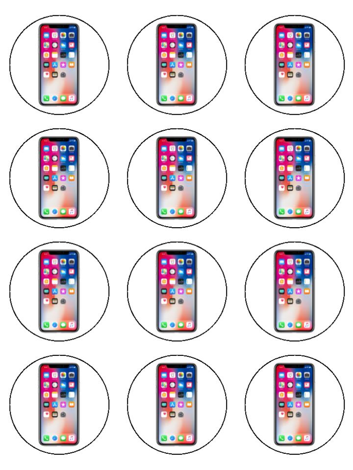 iPhone X Edible Icing Cake Topper – the caker online